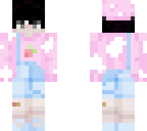 strawberry cow boy | Minecraft Skins