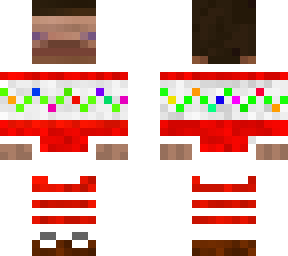 Christmas Steve Minecraft Skins