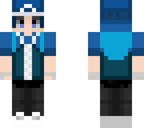 Blue pokemon trainer | Minecraft Skin