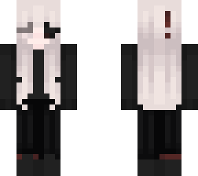 Eyepatch matching skin girl | Minecraft Skin