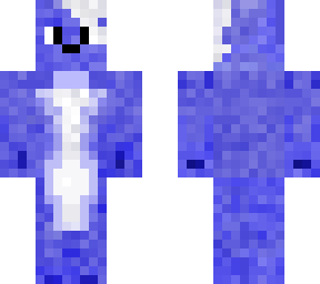 Furry Purple and White Minecraft Skin | Minecraft Skin