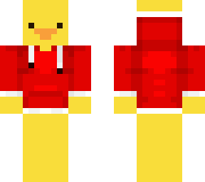 Hoodie duck red | Minecraft Skin