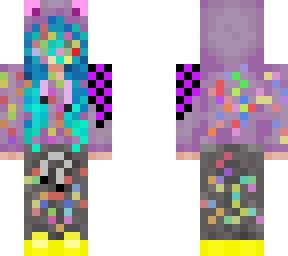 glitch girl | Minecraft Skins