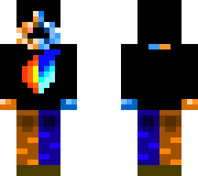 Half Water Half Lava Minecraft Skins