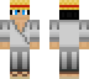 Karate Uniform with Straw Hat | Minecraft Skin