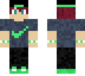 cute green boy | Minecraft Skin