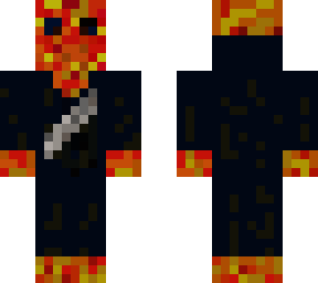 Fire slime | Minecraft Skin