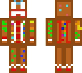 Gingerbread man | Minecraft Skin