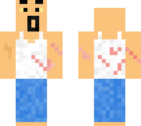 it is just flesh wound | Minecraft Skin