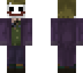 Joker Heath Ledger | Minecraft Skin