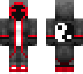 Red robed Yin and Yang skin | Minecraft Skin