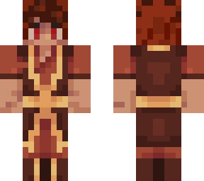 Fire Bender Minecraft Skins
