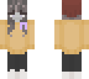 ghostcorn with Technos ribbon | Minecraft Skin