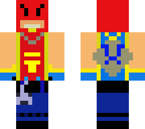 Grom brawl stars (fixed) | Minecraft Skin