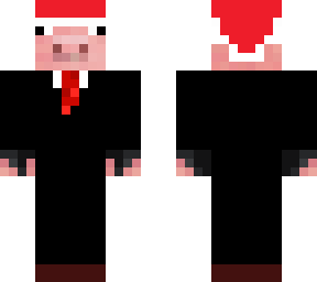 suit buff pig fixed | Minecraft Skin