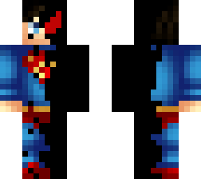 Venomized superman | Minecraft Skin