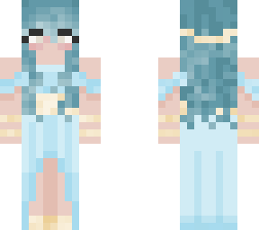 blue medieval elf fairy | Minecraft Skin