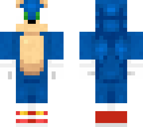 movie sonic from the new 2022 sonic movie | Minecraft Skins