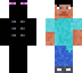 Enderman Steve Minecraft Skins