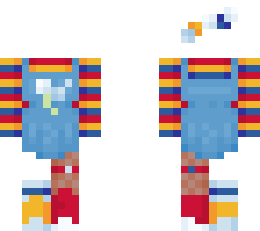 Stripe Overalls // Mix Match | Minecraft Skin
