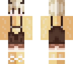 Yellow Devil Horns | Minecraft Skin