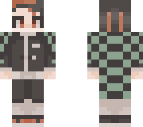 tanjiro skin | Minecraft Skins
