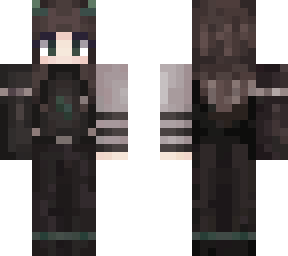 Agent with demon horns | Minecraft Skin