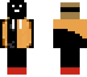 black mask | Minecraft Skin