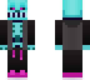 Blue Skeleton | Minecraft Skin