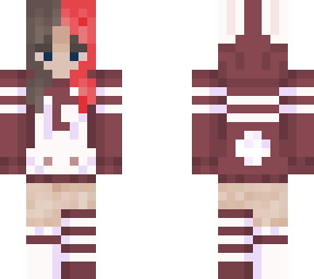 Cute Bunny Girl | Minecraft Skin