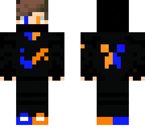 Orange and Blue | Minecraft Skin