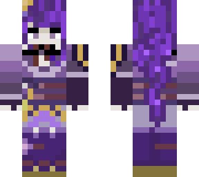 raiden shogun | Minecraft Skins