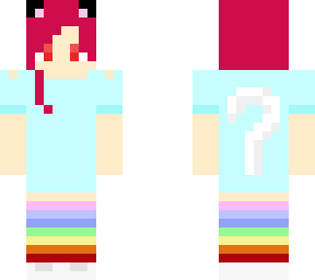 Rainbow cat girl