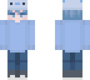blue axolotl boy | Minecraft Skins