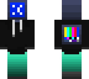 Blue screen | Minecraft Skin