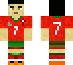 Cristiano Ronaldo Minecraft Skins