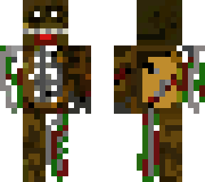 Ignited springtrap V3 | Minecraft Skin