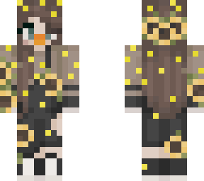 Orange Parrot Speck | Minecraft Skin