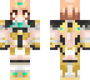 Pyra with mythra colors xenoblade chronicles 2 smash | Minecraft Skin