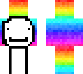 Rainbow dream skin | Minecraft Skin