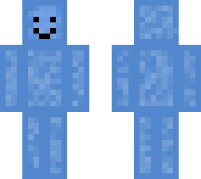 blue smily face | Minecraft Skin