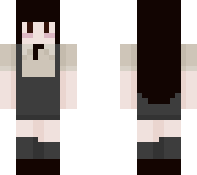 Girl in Aesthetic Long skirt | Minecraft Skin