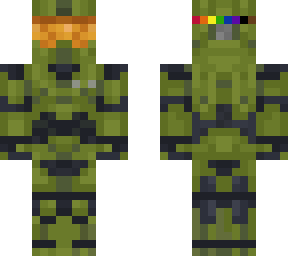 Pride Stripe Master Chief | Minecraft Skin