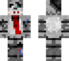 Withered Boris the polar bear (OC) | Minecraft Skin