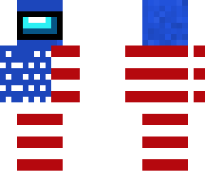 Among Us Flag | Minecraft Skin