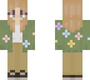 edited version of flower girl skin i use | Minecraft Skin
