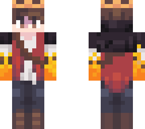 FIRE prince | Minecraft Skin