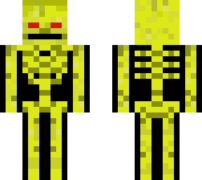 Golden skeleton | Minecraft Skin