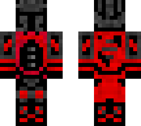red warden | Minecraft Skin
