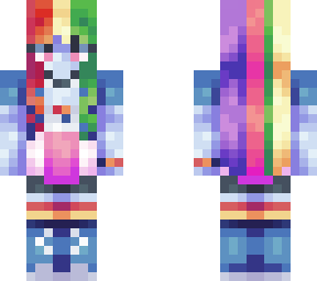 + Rainbow Dash + | Minecraft Skin